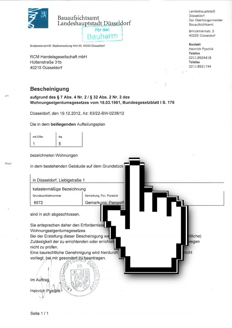 Was Ist Eine Abgeschlossenheitsbescheinigung